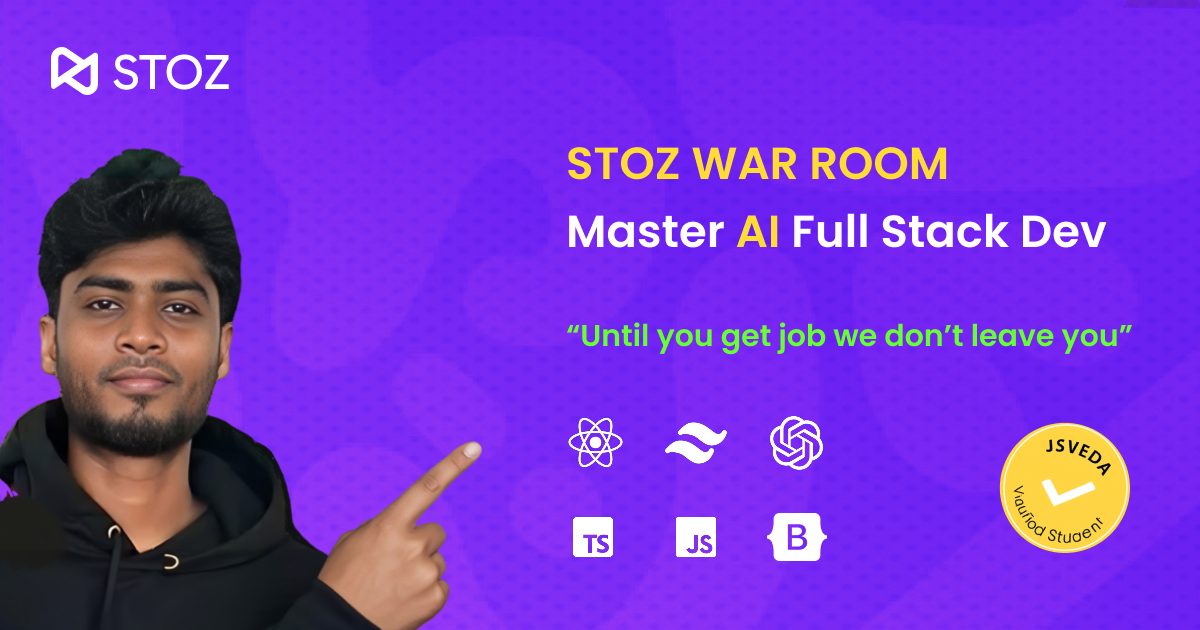 STOZ WAR ROOM – India's Ultimate Tech Mastery Movement
